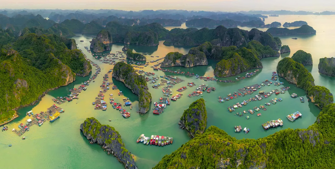 Cai Beo fishing village on Lan Ha Bay | Smithsonian Photo Contest ...