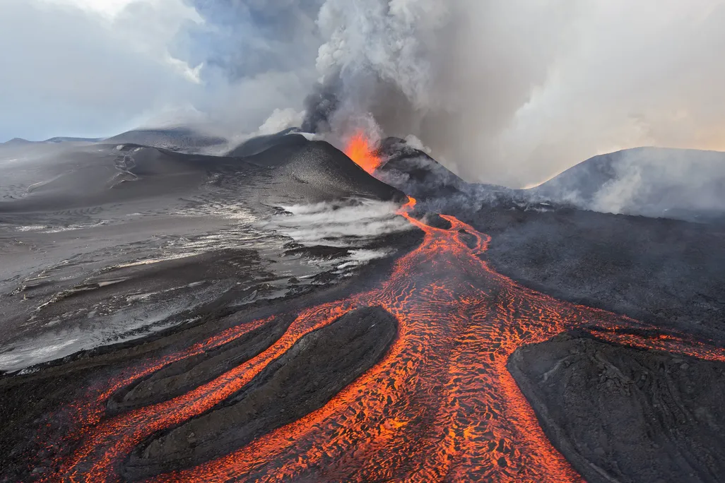 volcanic flows