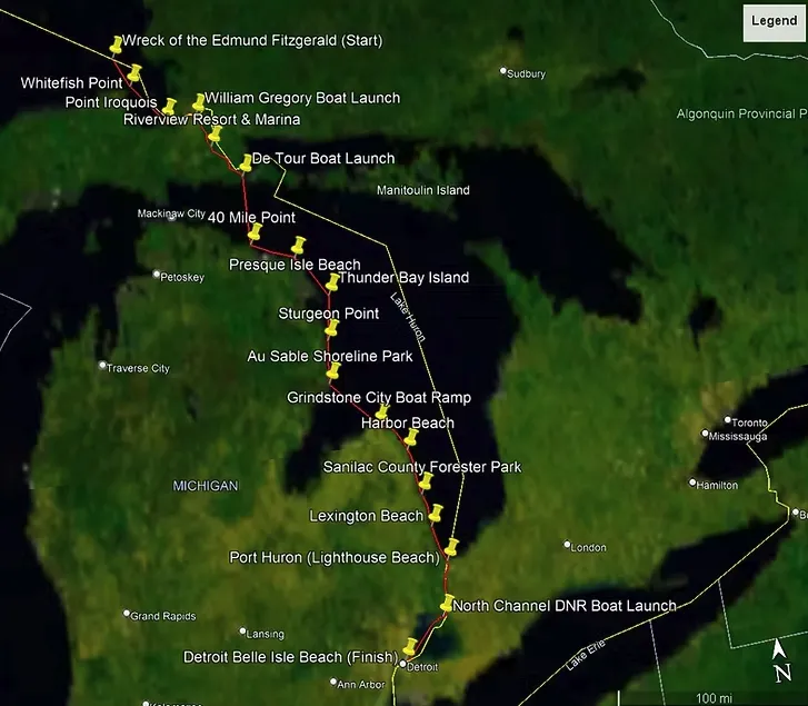 These Swimmers Are Finishing the Final Voyage of the 'Edmund Fitzgerald ...
