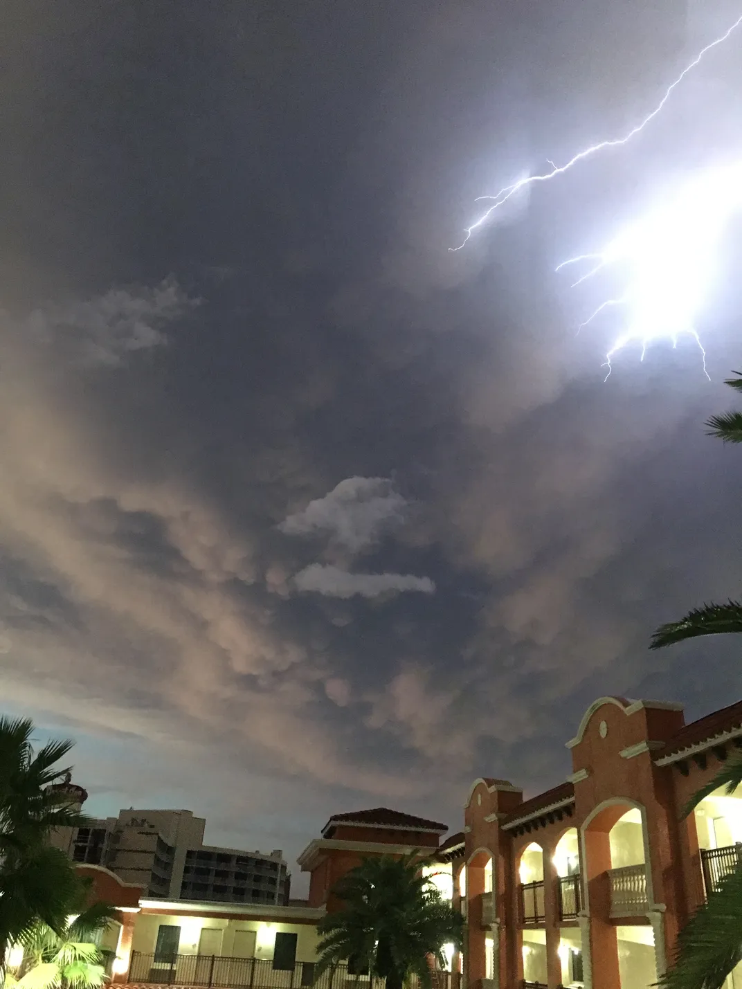 Lightning captured over a hotel in Daytona Florida! | Smithsonian Photo ...