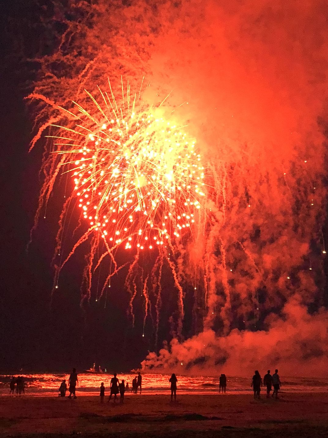 Fireworks Invasion At The Beach | Smithsonian Photo Contest ...