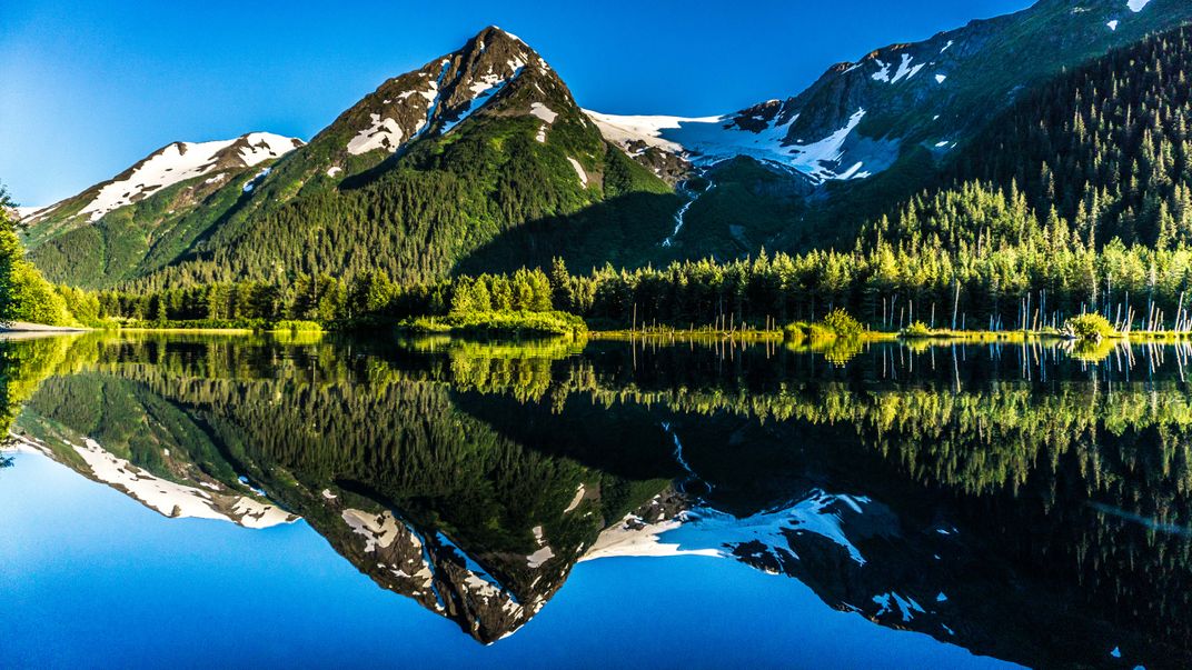 Mirror Pond reflecting Glaciers | Smithsonian Photo Contest ...
