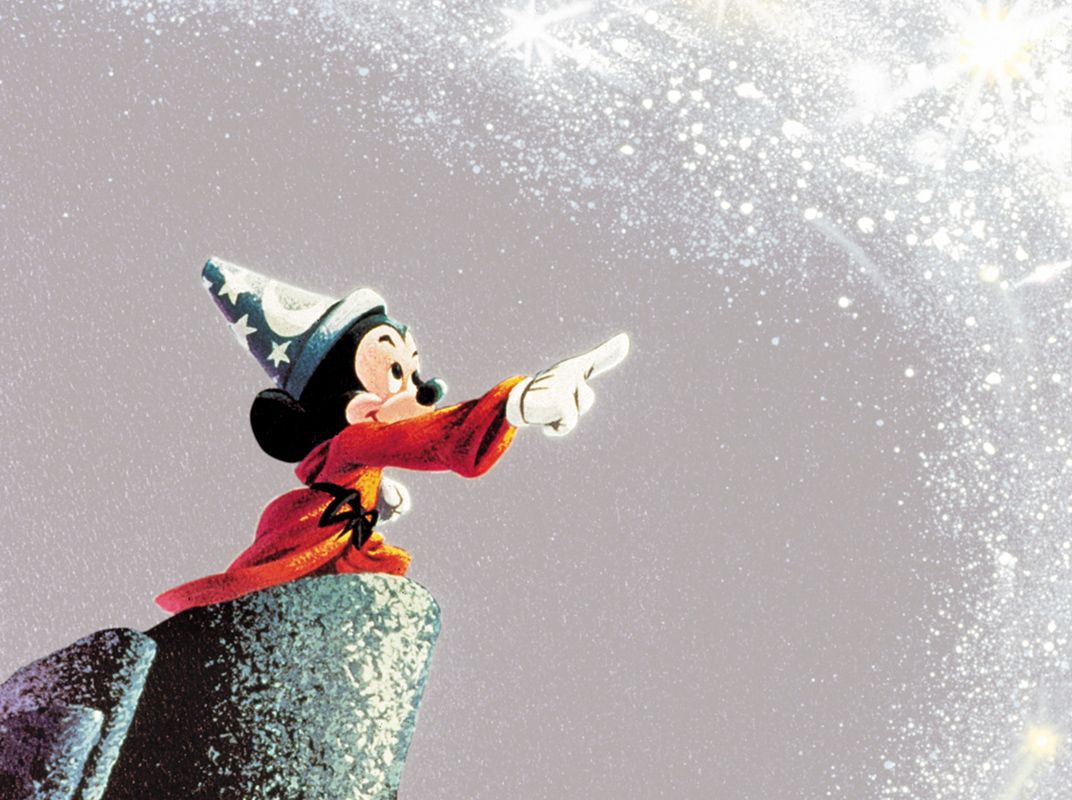 coloring pages of fanatsia mickey mouse