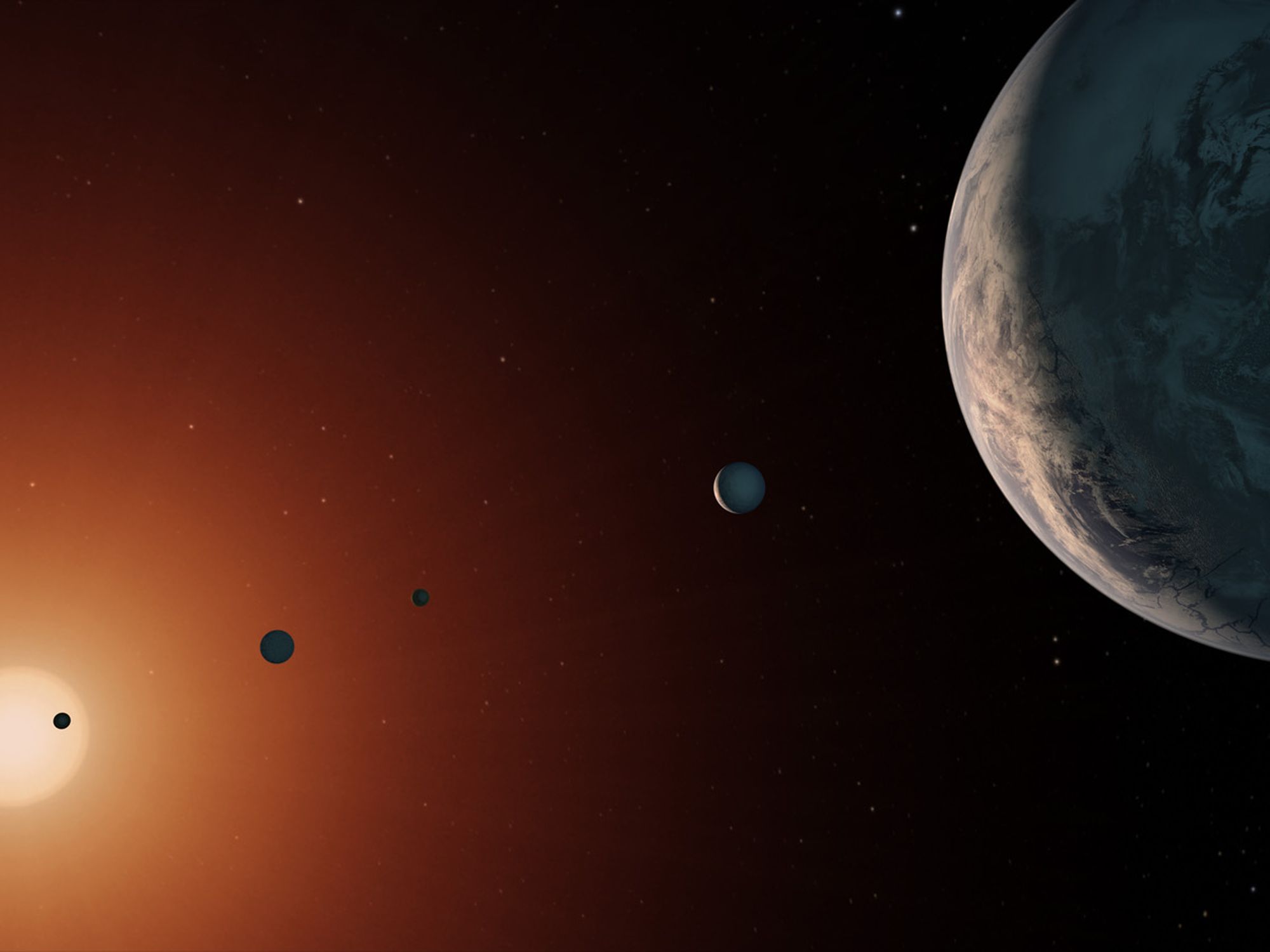 Ocean Worlds in the Trappist-1 System