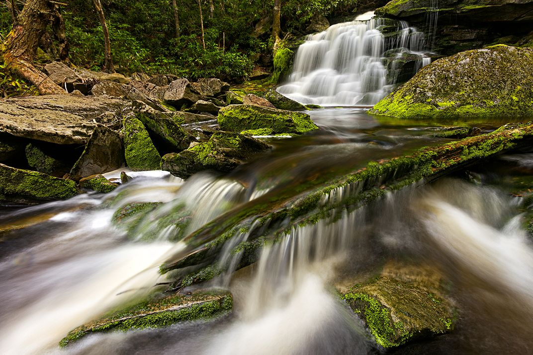 Elakala falls #2 in Blackwater State Park is in full force after spring ...