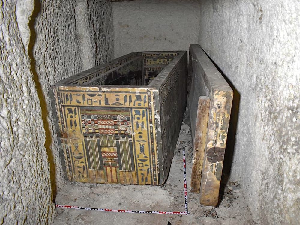 Archaeologists Discover Intricately Decorated Coffins Belonging to the ...