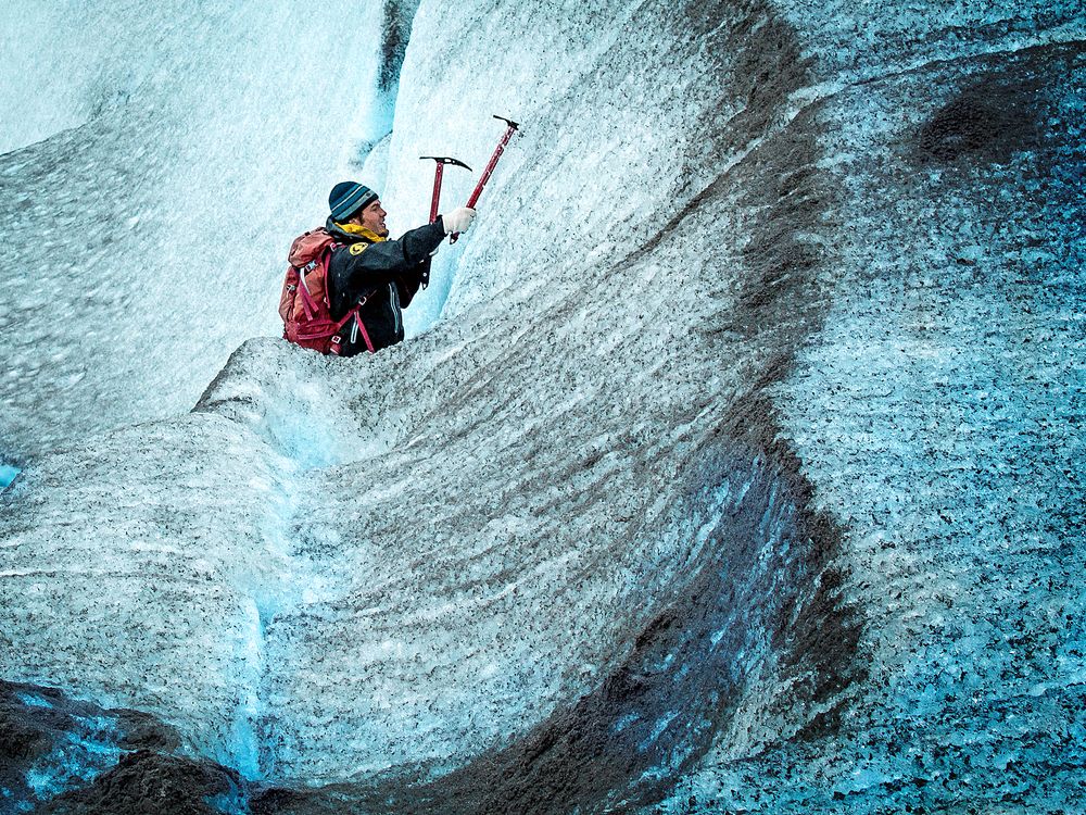 Ice Climber on a Glacier | Smithsonian Photo Contest | Smithsonian Magazine