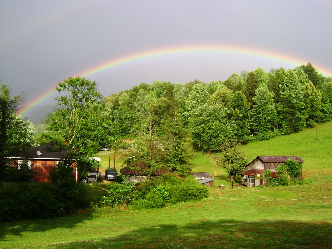 a beautiful full rainbow outside my house | Smithsonian Photo Contest ...