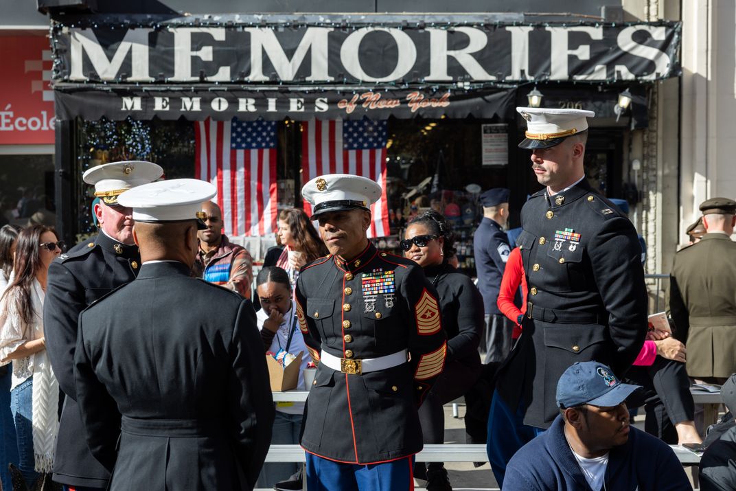 Veterans Outside of Memories During Veterans Day | Smithsonian Photo ...