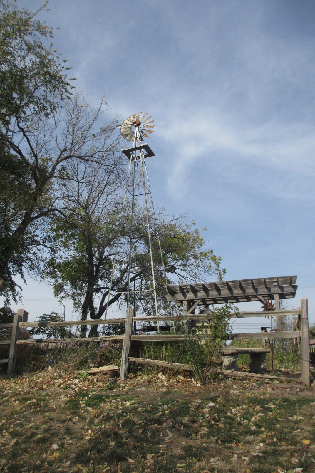 A windmill stands outside the Legler Barn in Lenexa. | Smithsonian ...