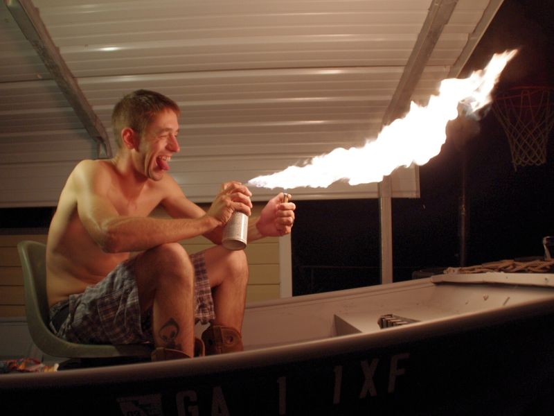 Having fun in the backwoods, better know as redneck activities ...