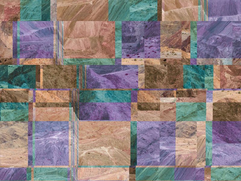 This image was produced by synthetically producing digital decay of a ...