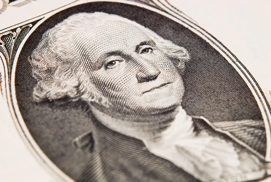 George Washington Dollar Bill Portrait