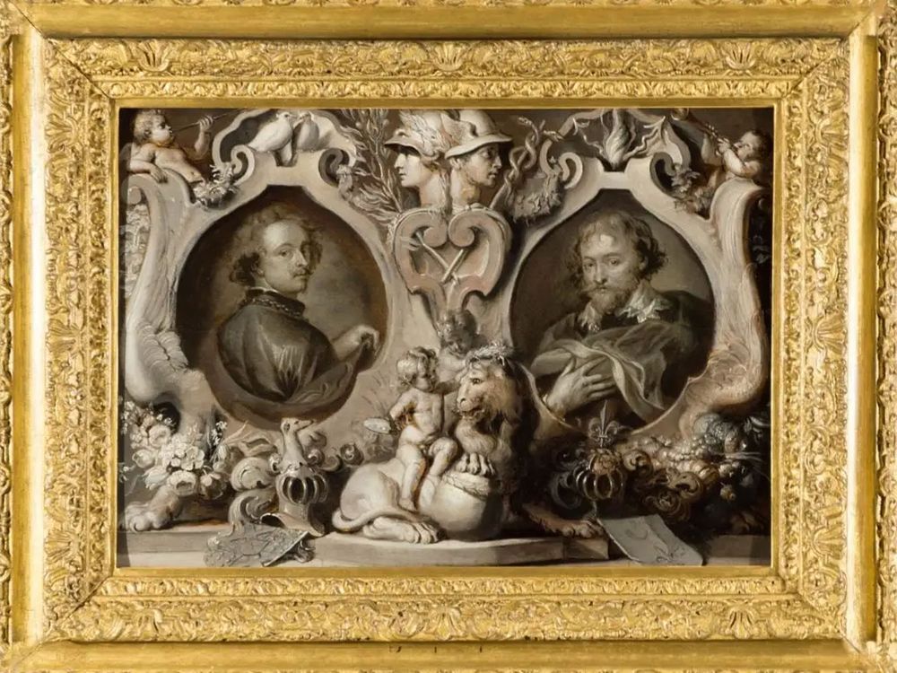 17th Century Double Portrait Double Portrait Of A Married Couple",