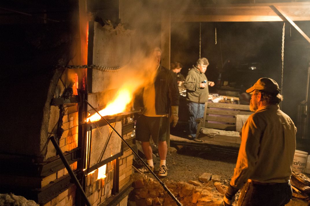 Fire, Food and Salt, Firing the Pottery Kiln | Smithsonian Photo ...