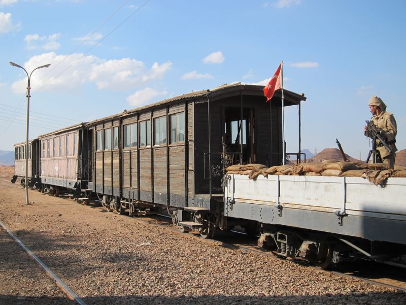 An Ottoman soldier sets up on the the Hejaz railway. | Smithsonian ...