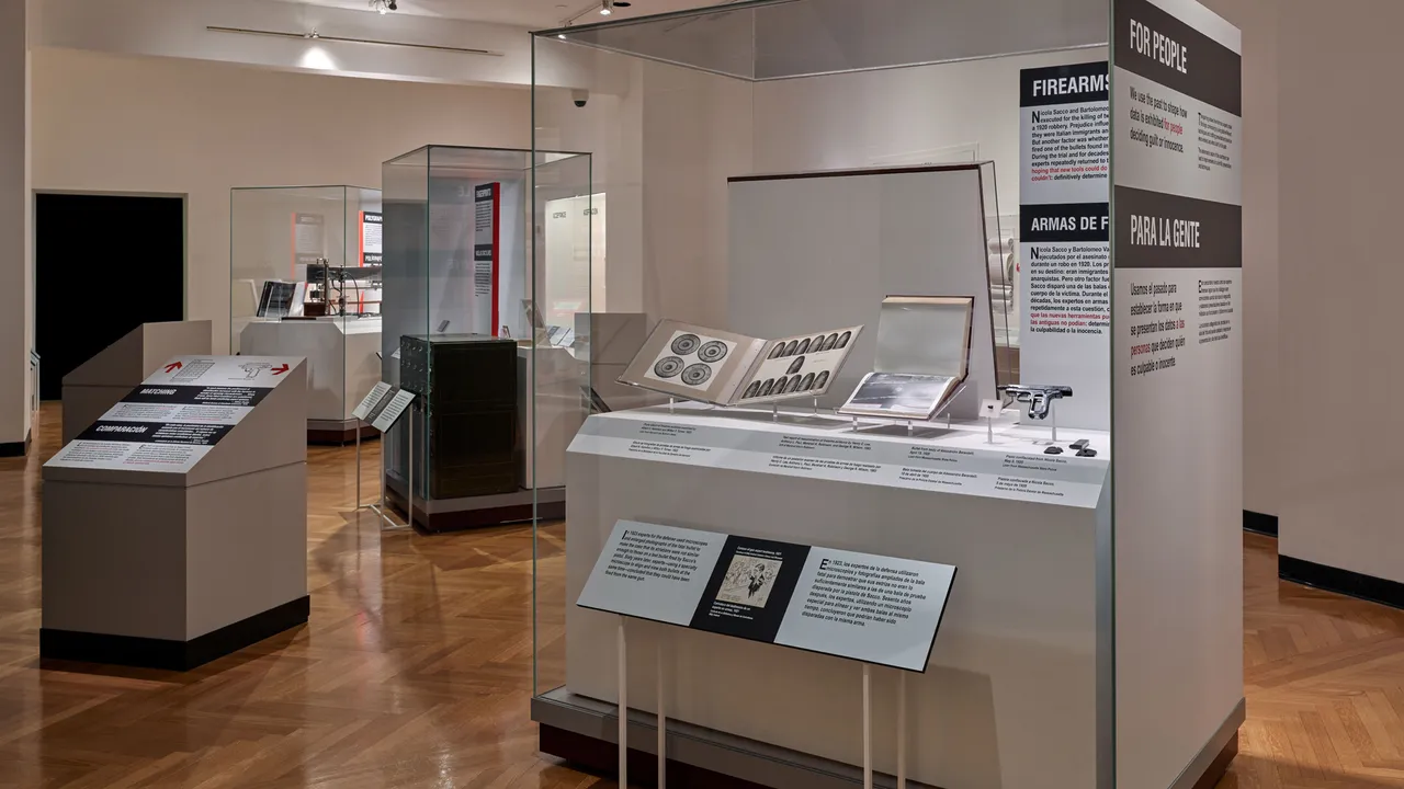 forensic science display