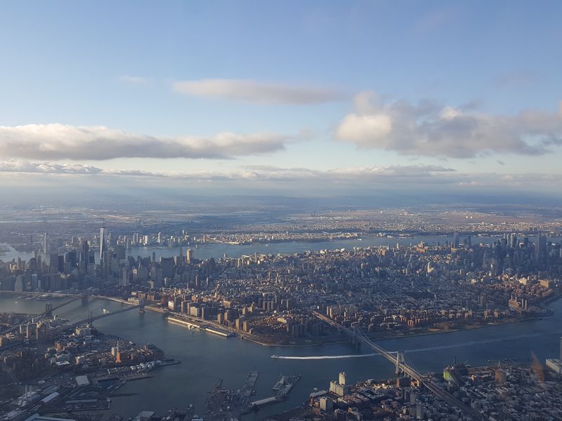 View of Manhattan from an airplane | Smithsonian Photo Contest ...