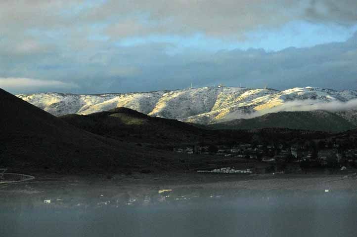 Snow on mountain tops in Antelope Valley, California. | Smithsonian ...