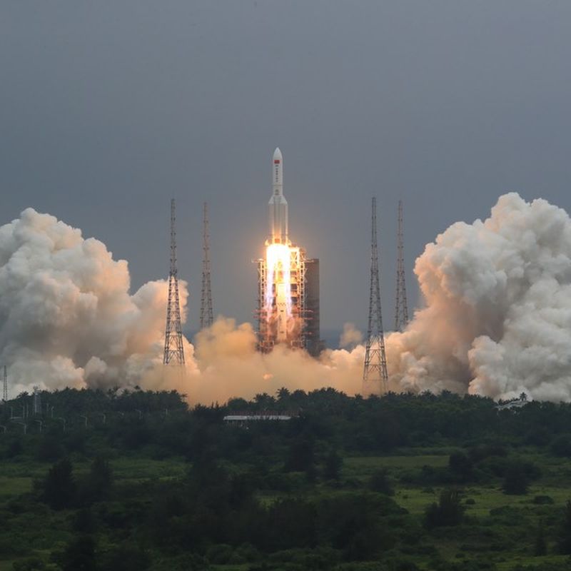 China Space Shuttle Launch