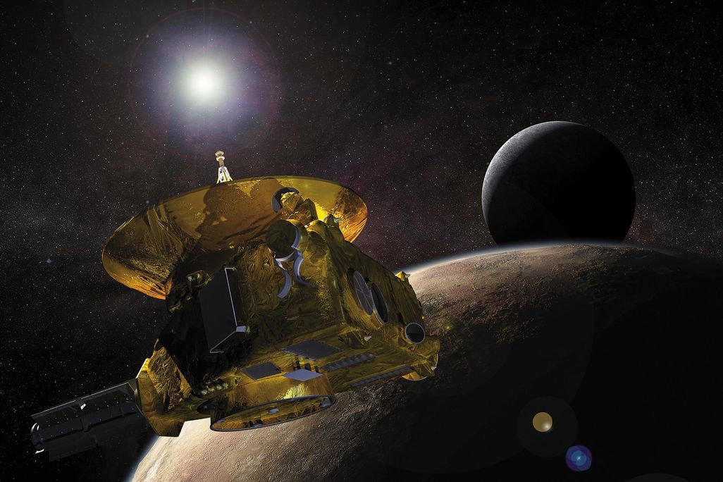 behind the pluto