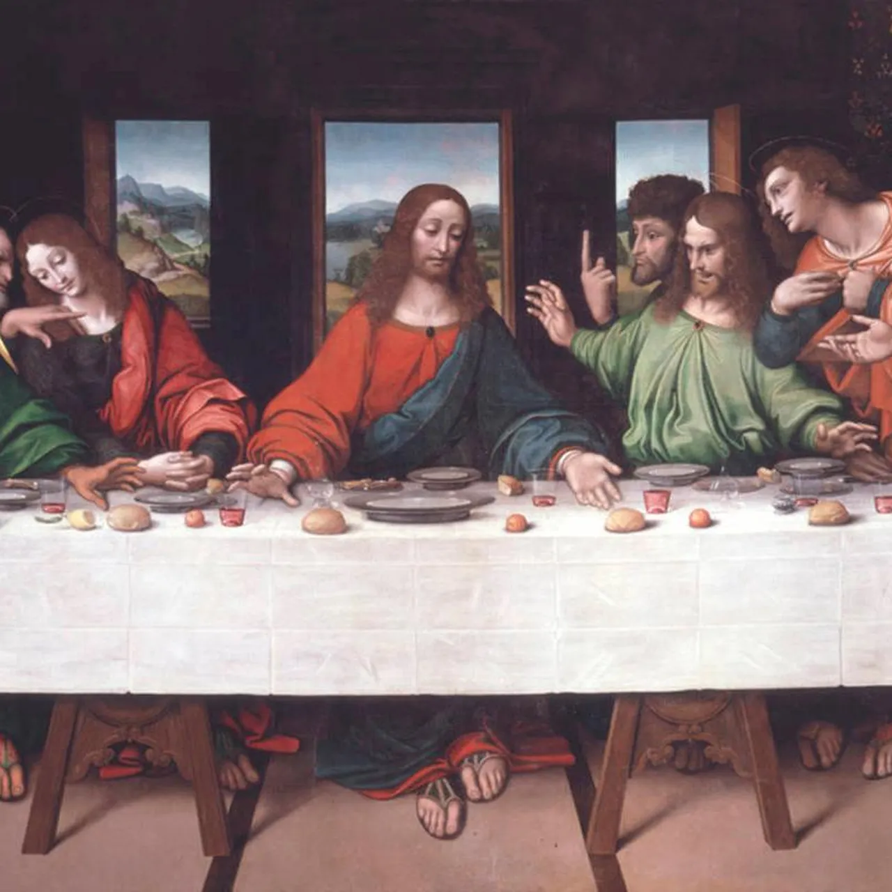 Last Supper Judas Salt The Subtlety Of The Last Supper By Rob