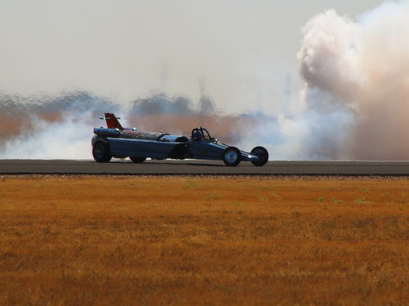 Smoking Jet Car at the California Capital Airshow | Smithsonian Photo ...