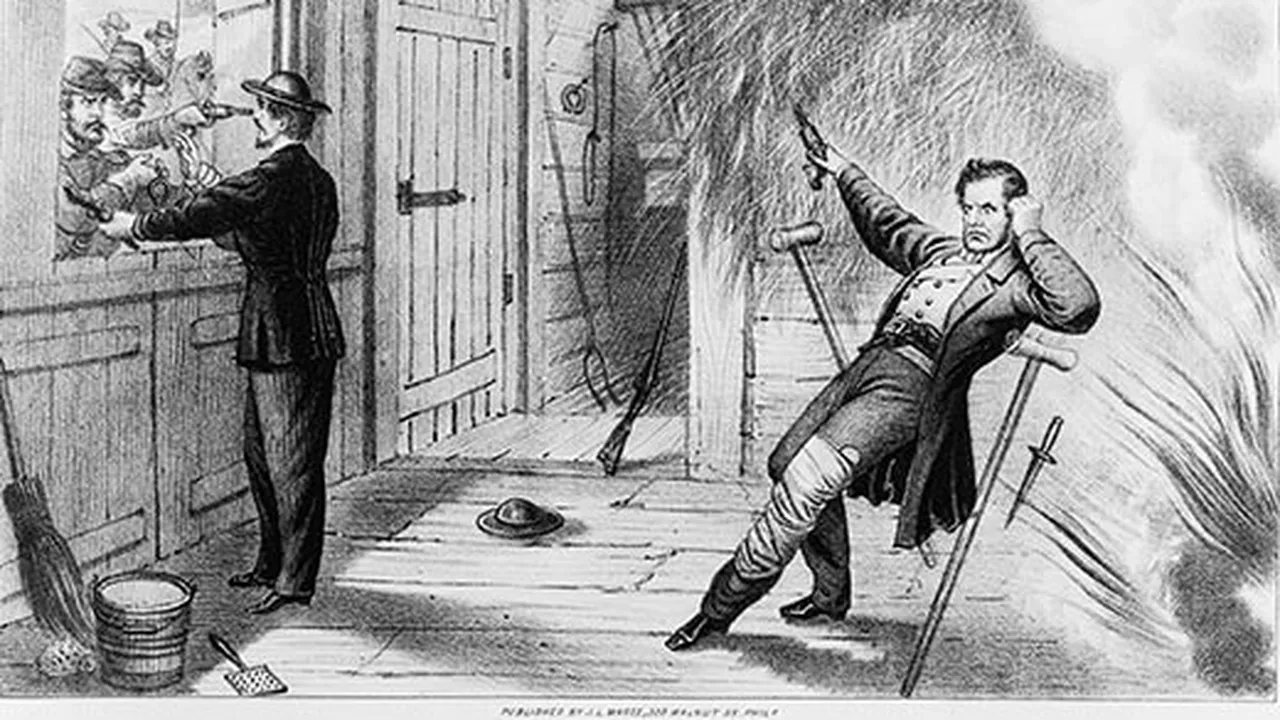 Abraham Lincoln Assassination Cartoon