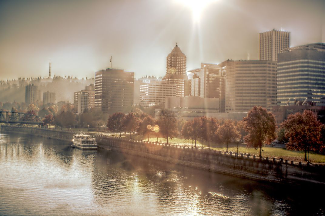 Portland in Fall, down by the river front | Smithsonian Photo Contest ...