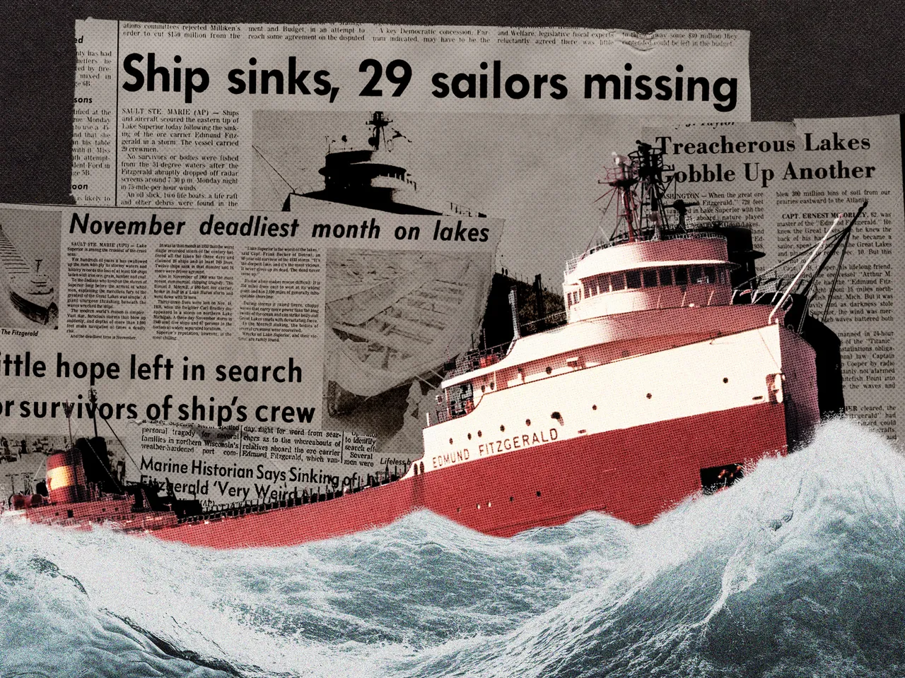Great Lake Shipwreck Edmund Fitzgerald