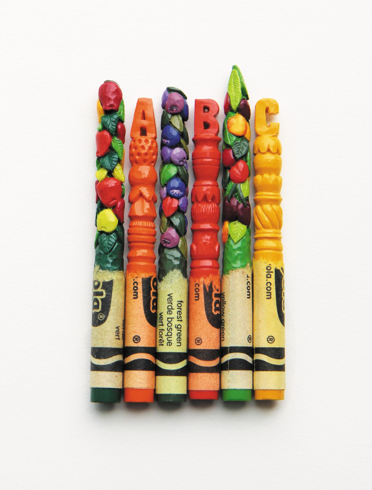forest crayons