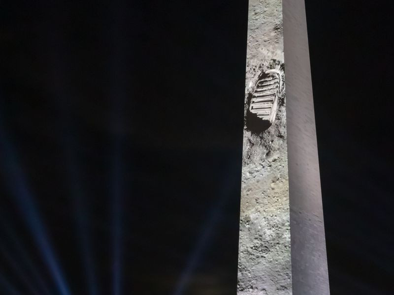 Footstep On The Moon In Front Of The Moon | Smithsonian Photo Contest ...