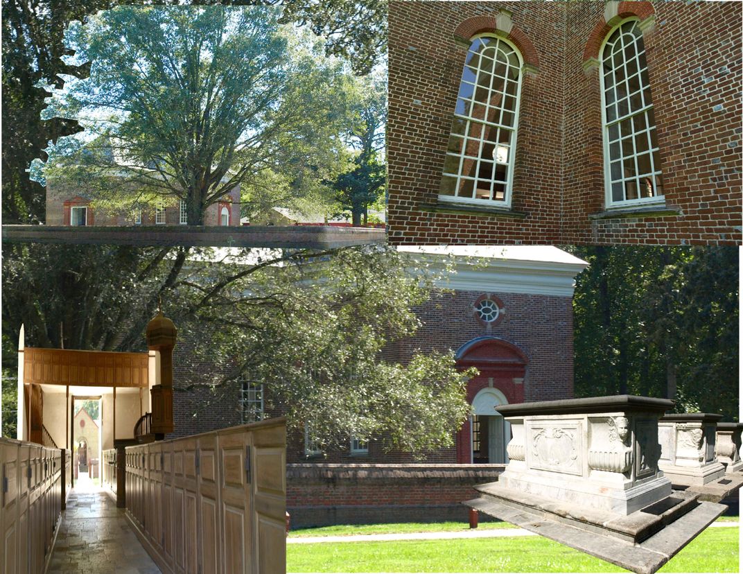 Christ Church in Irvington,VA. Colonial Virginia brick Anglican Parish ...
