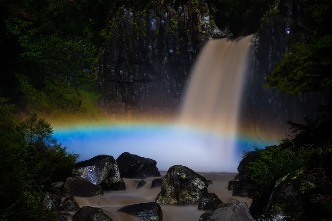 Moonbow at "Naena waterfall" | Smithsonian Photo Contest | Smithsonian ...