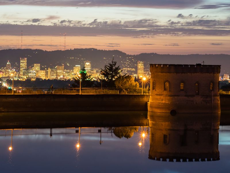 Portland's drinking water reservoir. | Smithsonian Photo Contest ...