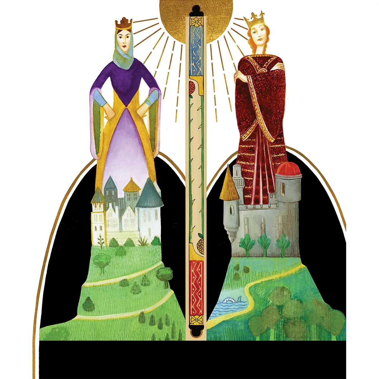 Medieval King And Queen Medieval King, Queen And Violence For Drama,