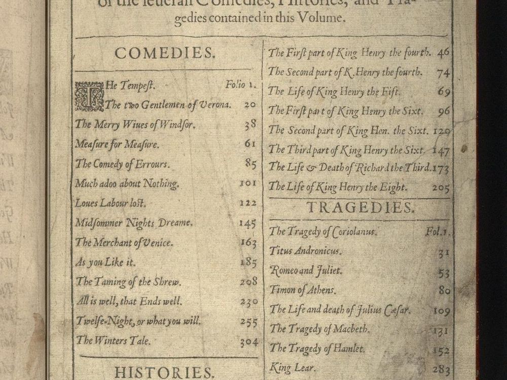 First Folio Macbeth Celebrating William Shakespeare's First Folio