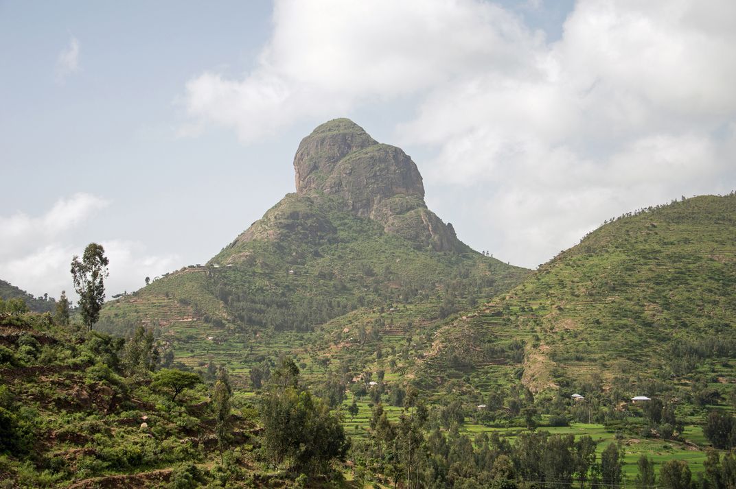 Tigray rocks in northeastern Ethiopia are formed by the enormous ...