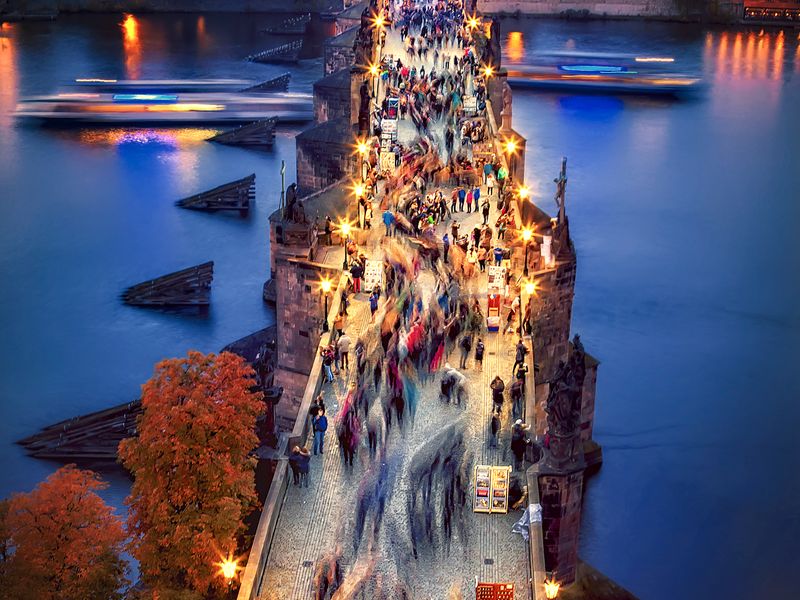 Night at Charlie Bridge | Smithsonian Photo Contest | Smithsonian Magazine