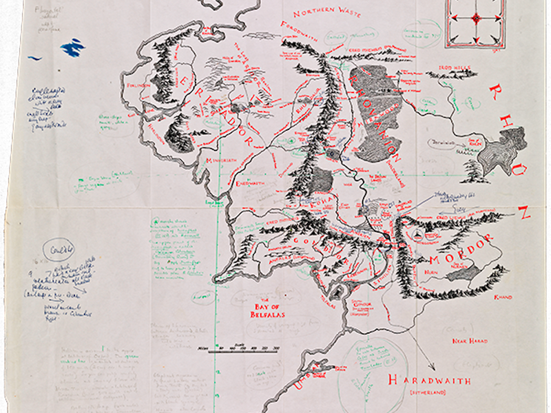 Lord Of The Rings Map