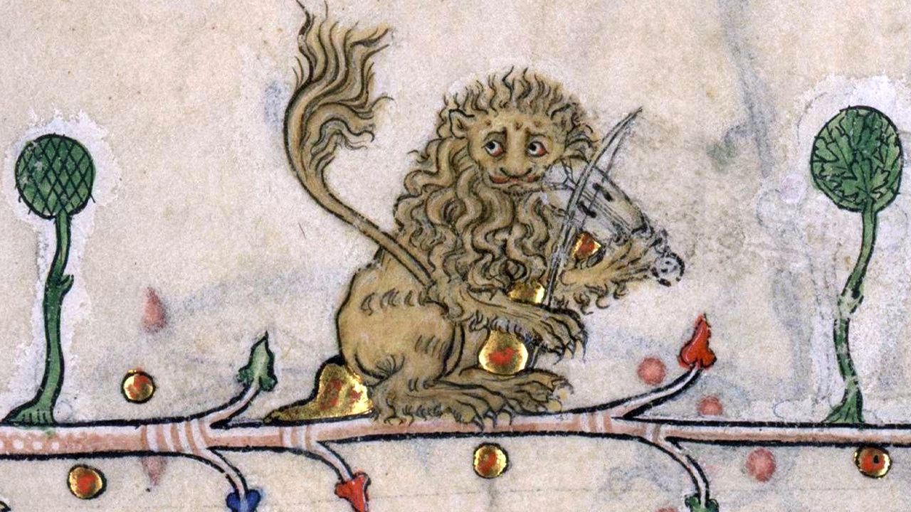 how to draw medieval lion