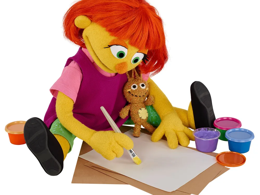 Red Sesame Street Character