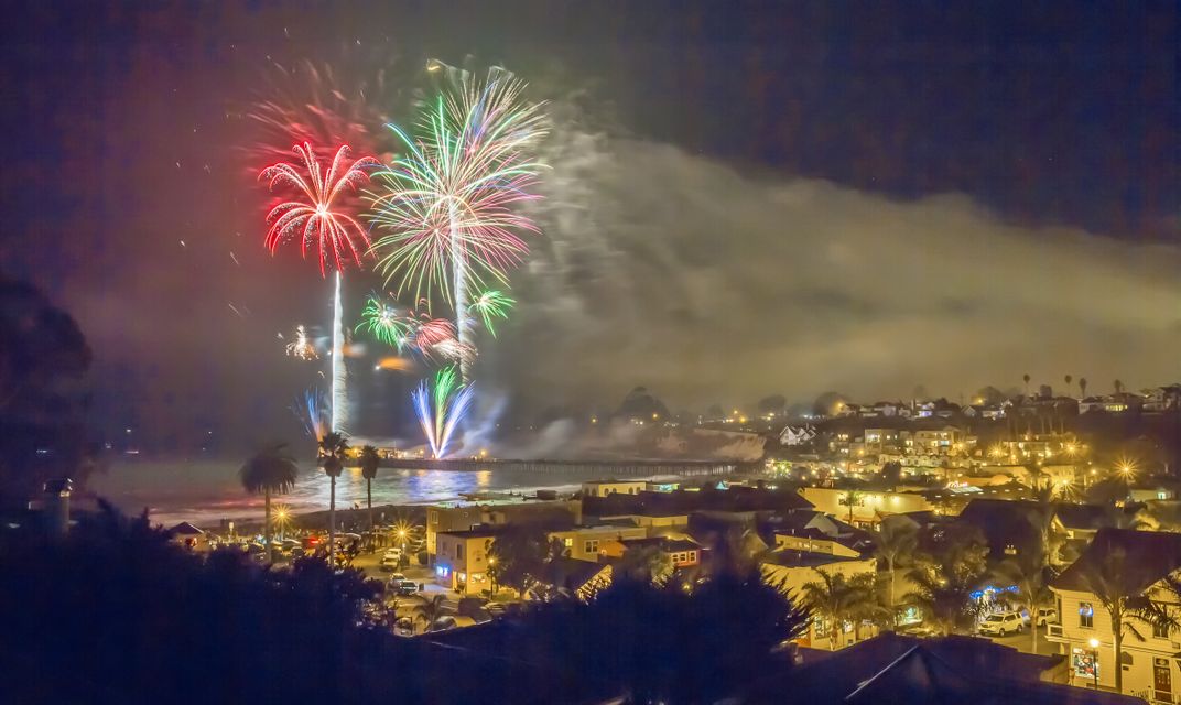 Fire Works Over Capitola, CA. | Smithsonian Photo Contest | Smithsonian ...