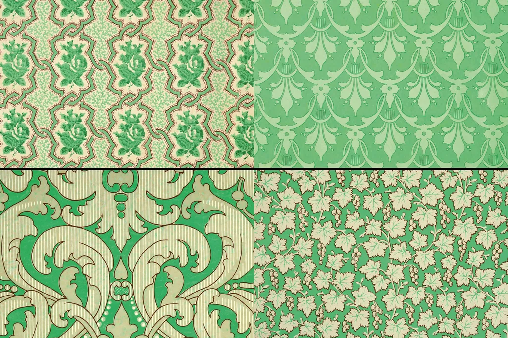 victorian pattern wallpaper