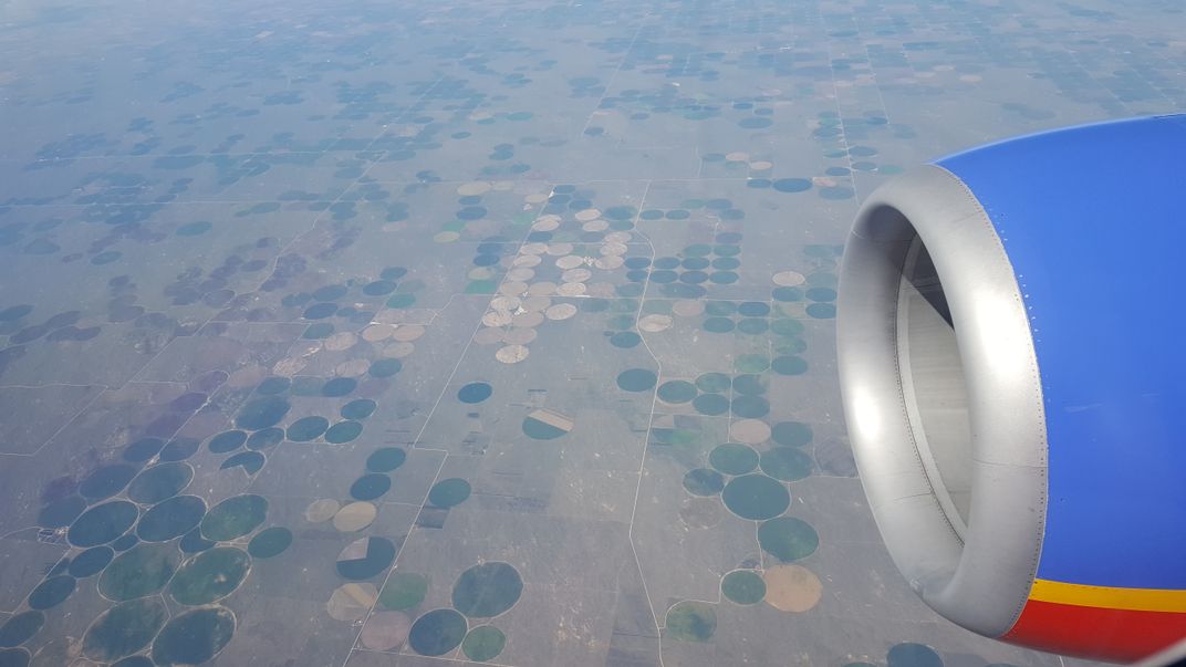 Flying over the Midwest -- Circles on circles | Smithsonian Photo ...
