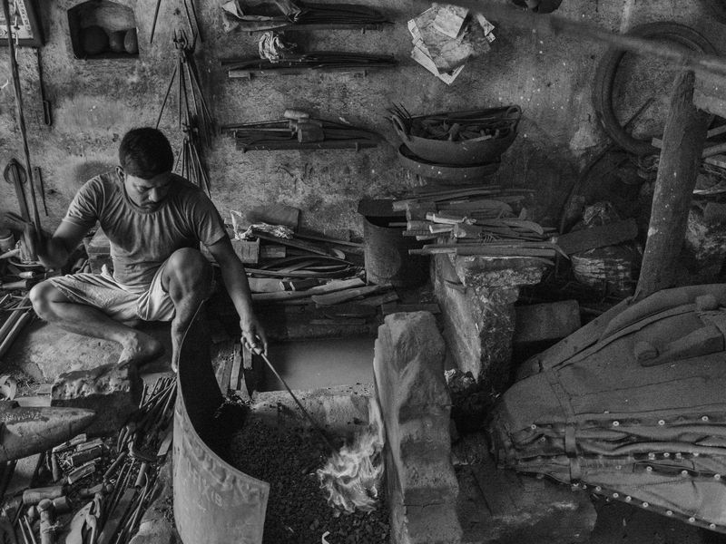 An iron smith in work | Smithsonian Photo Contest | Smithsonian Magazine