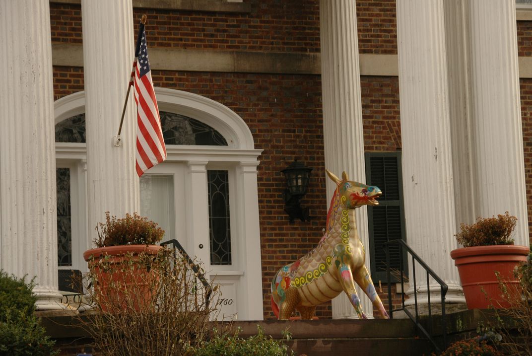 Front porch and flag in Scranton, Pennsylvania | Smithsonian Photo ...