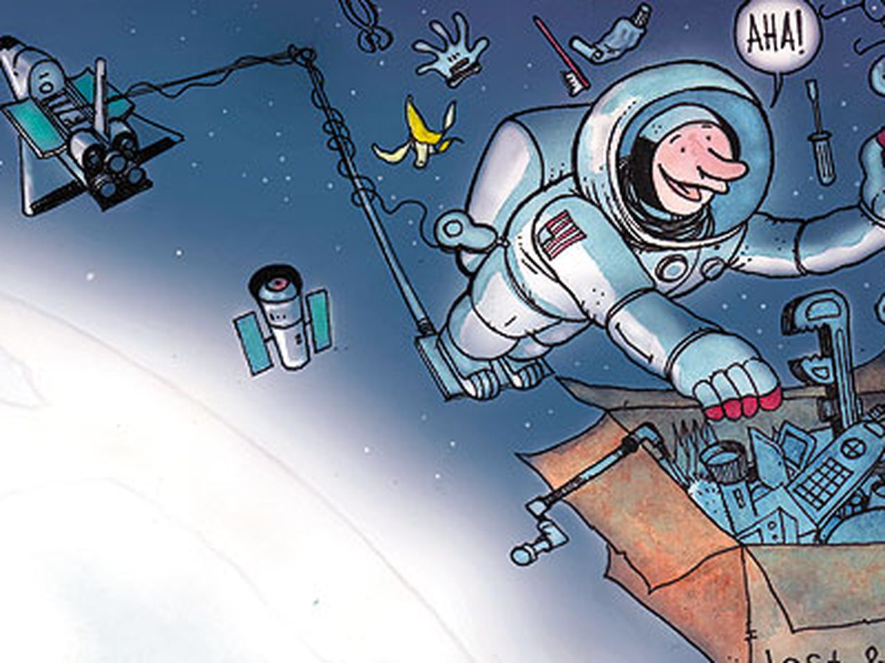 Astronaut Lost In Space