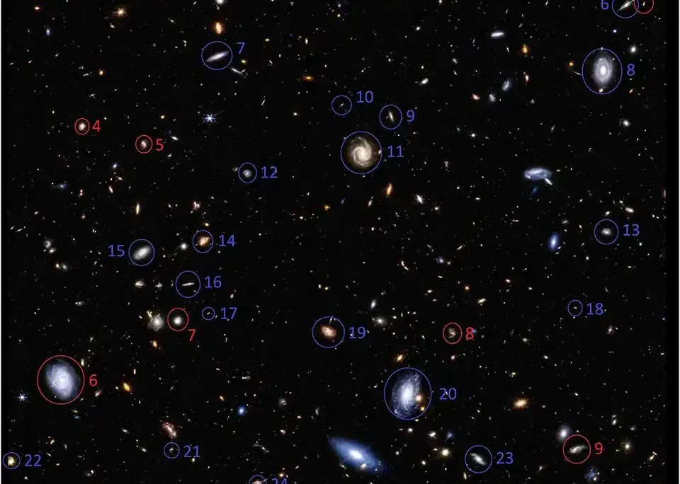 recently found galaxies