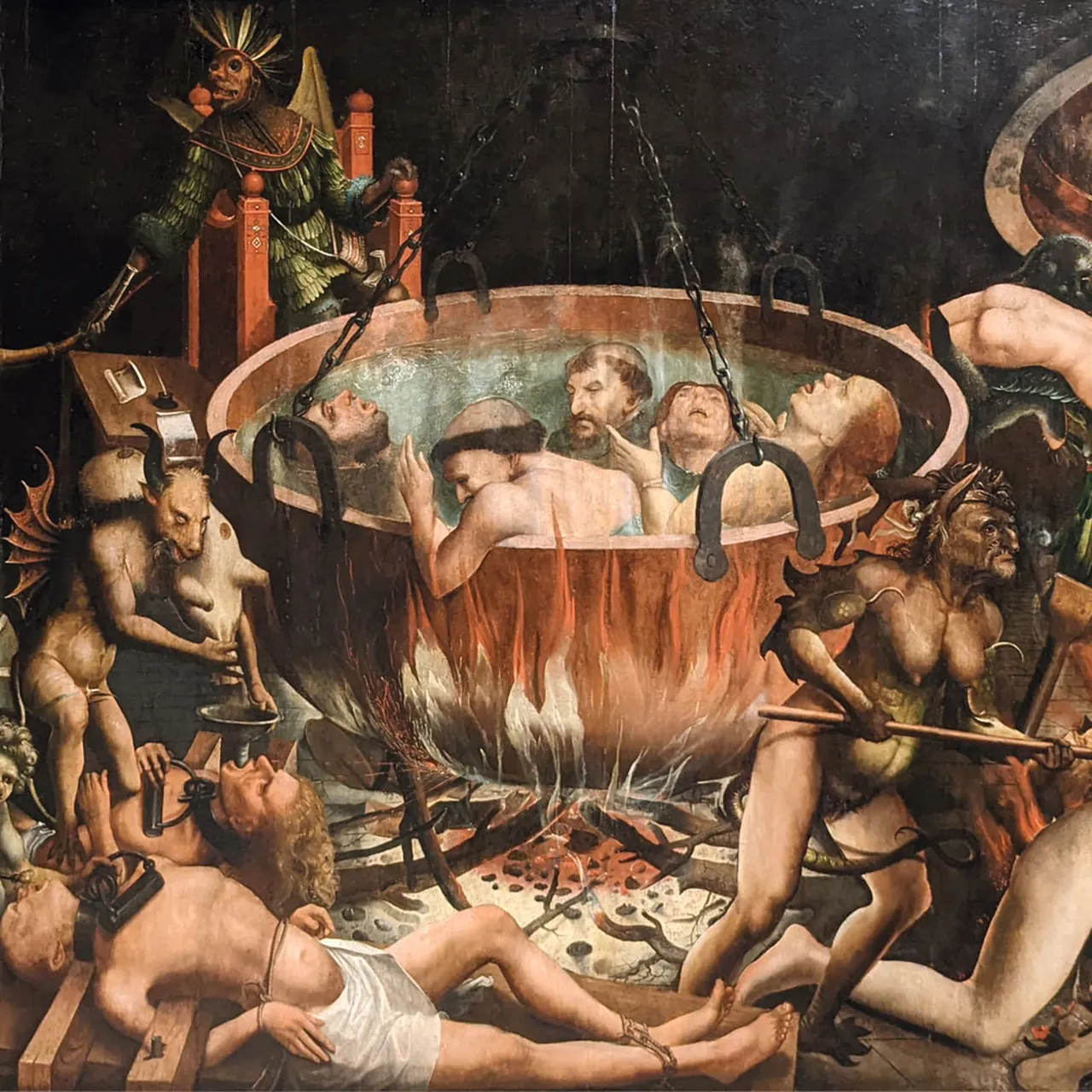 artwork depicting hell